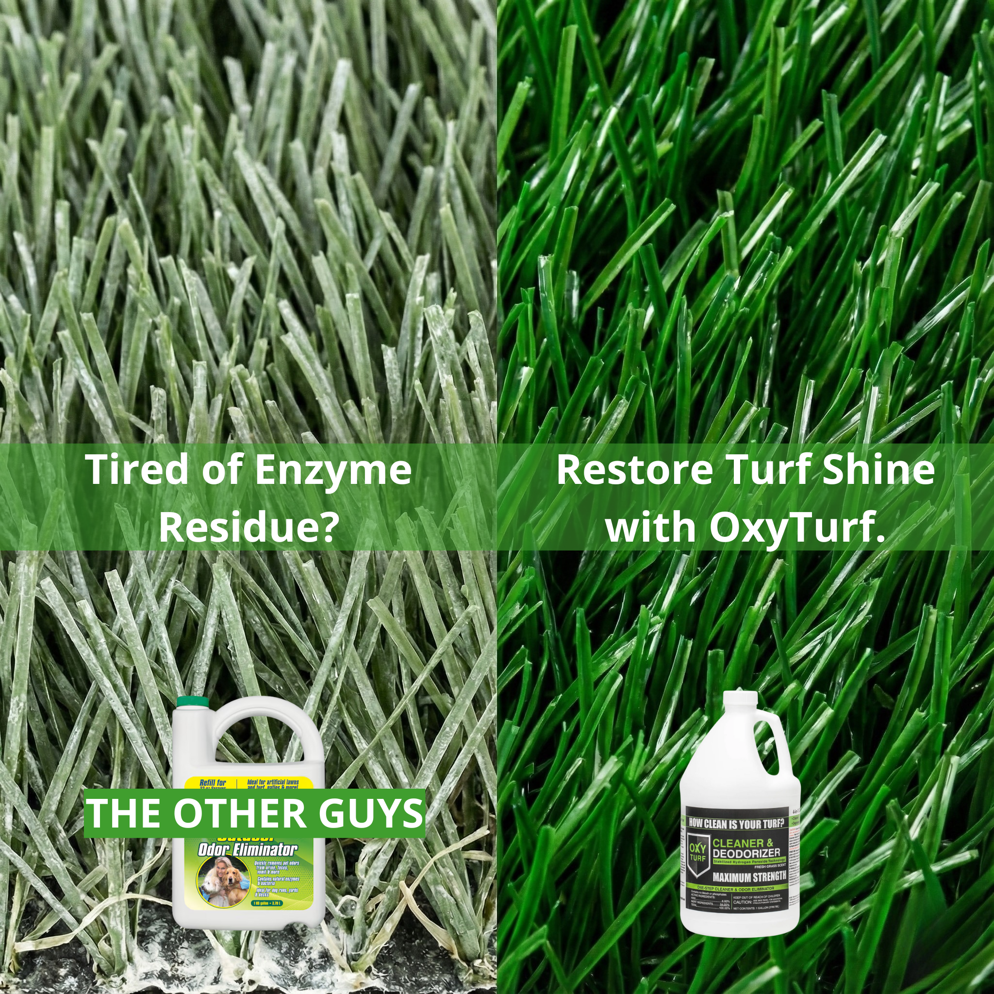 OxyTurf | Powerful & Safe Synthetic Turf Cleaner - Deodorizer