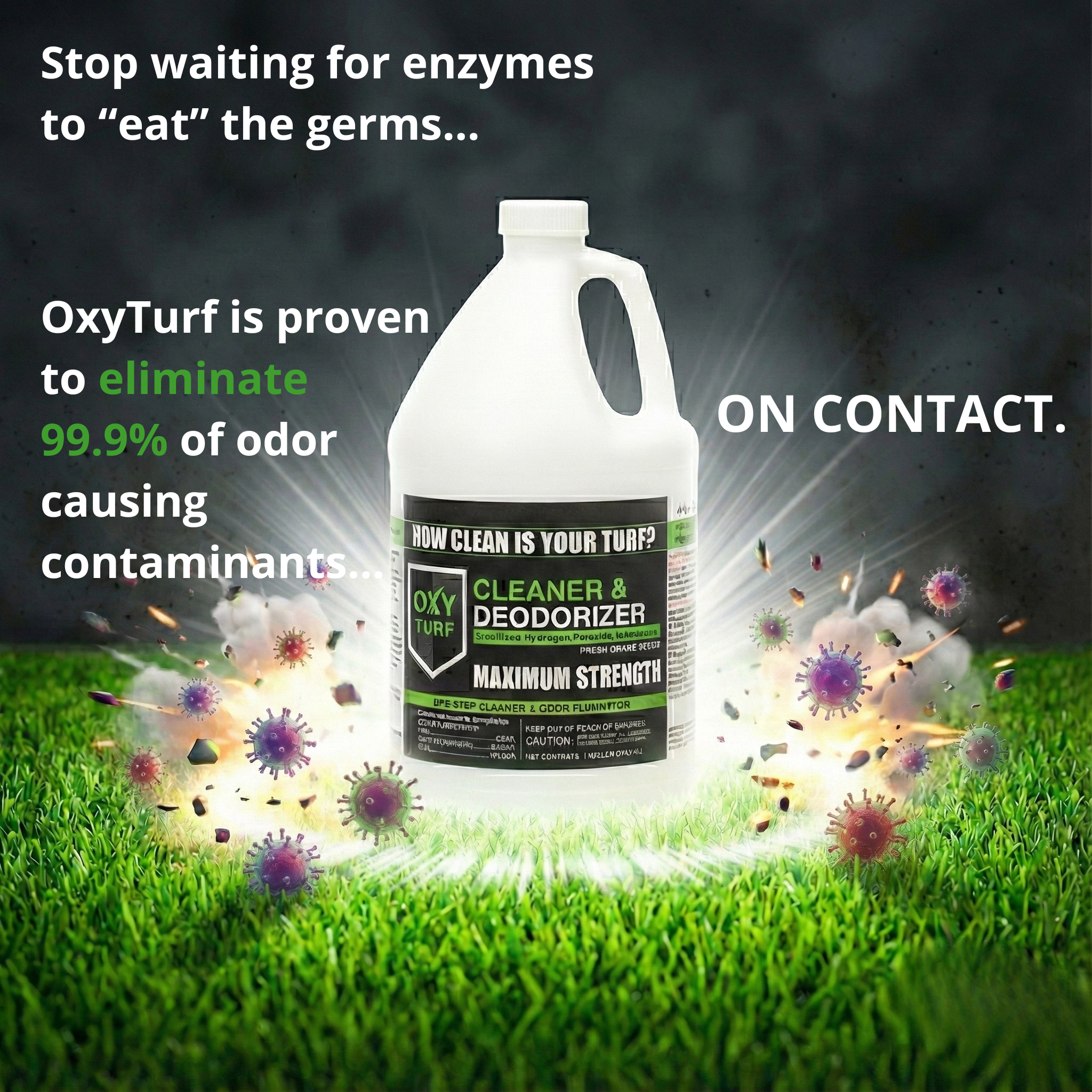 OxyTurf | Powerful & Safe Synthetic Turf Cleaner - Deodorizer